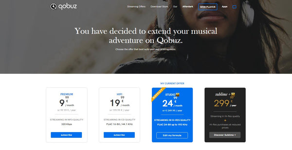 Qobuz 法國會員登記教學 - AfterDark